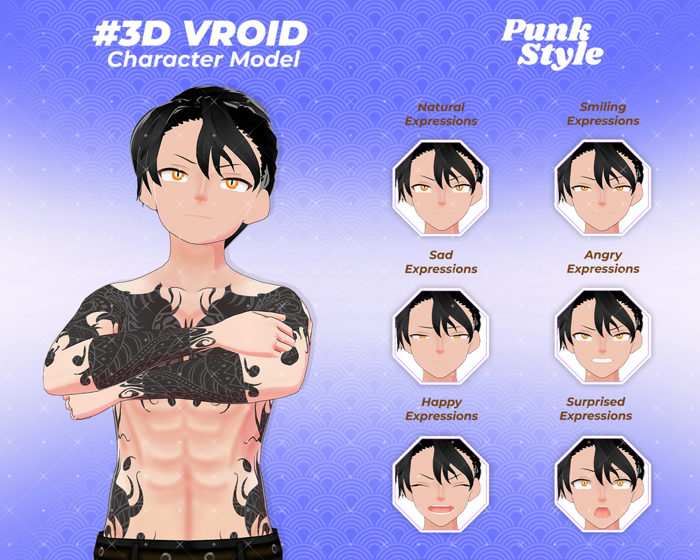 3D Vroid Character, Virtual Sorcerer, Twitch Fantasy - Fantasy Realm ...