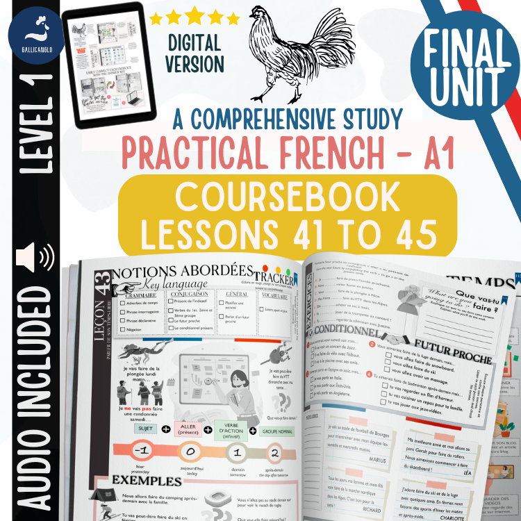 Beginner French Workbook Conditionnal Futur Proche Wish Suggestion ...