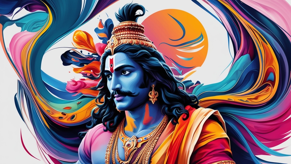 🎨 Divine Inspiration - Abstract Expression Images of Gods 🌟