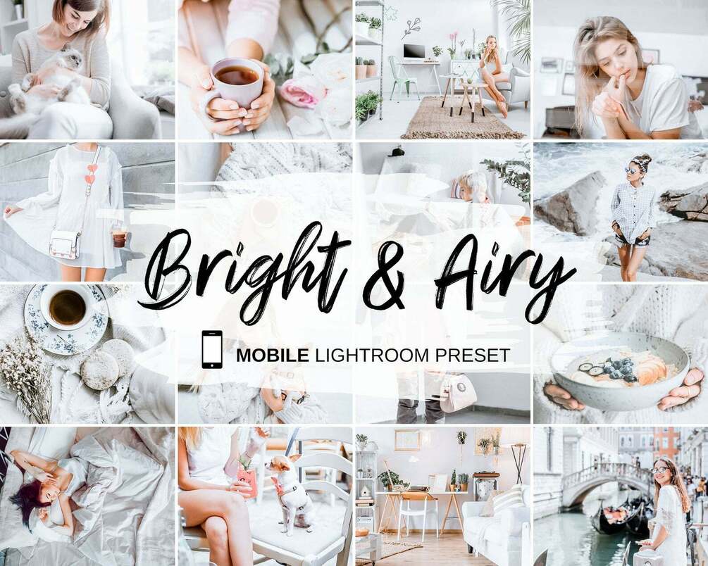 40 Bright & Airy Lightroom Preset