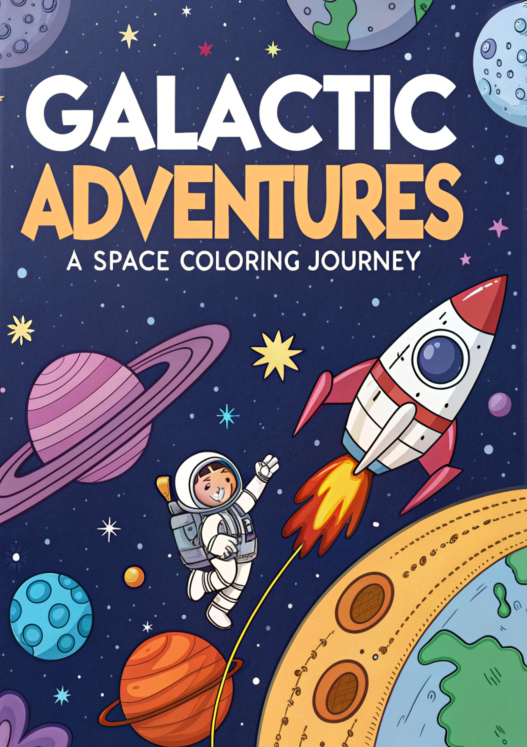 Galactic Adventures Explore & Color the Wonders of Space