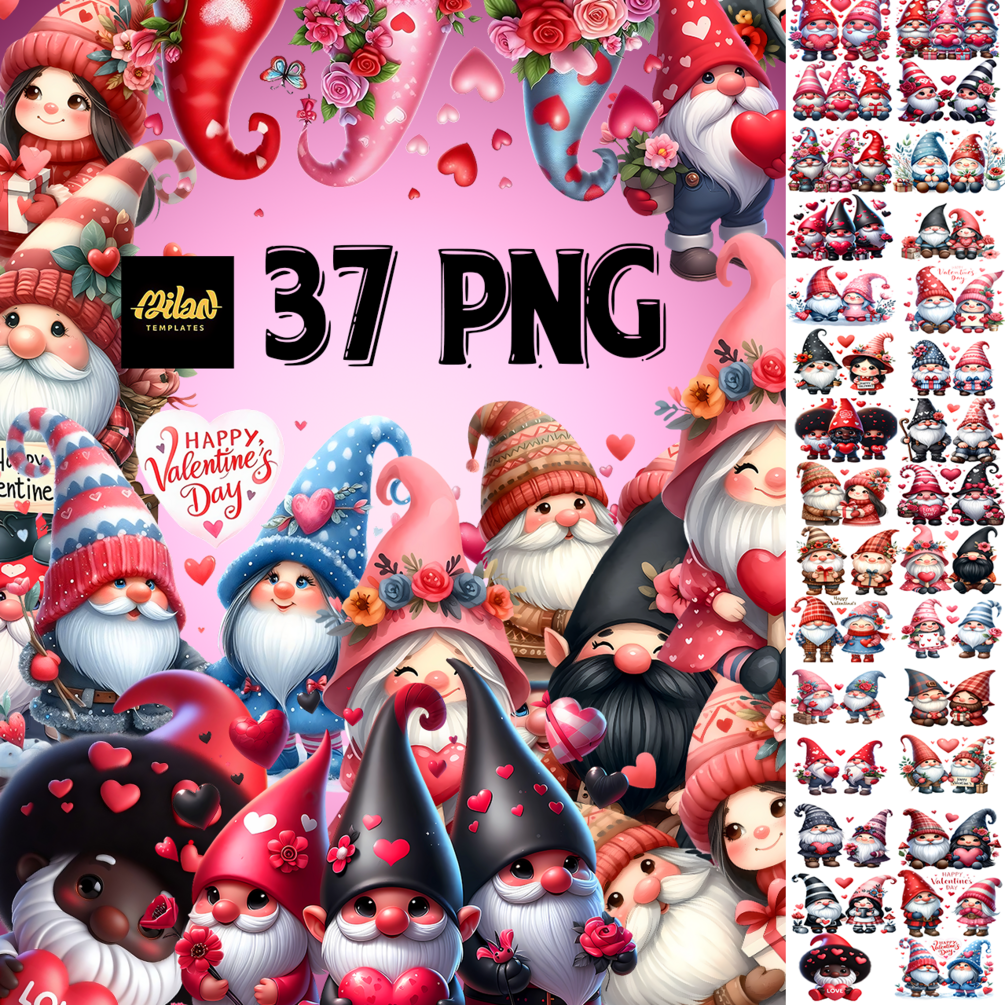 Gnome Valentine´s Bundle * PNG