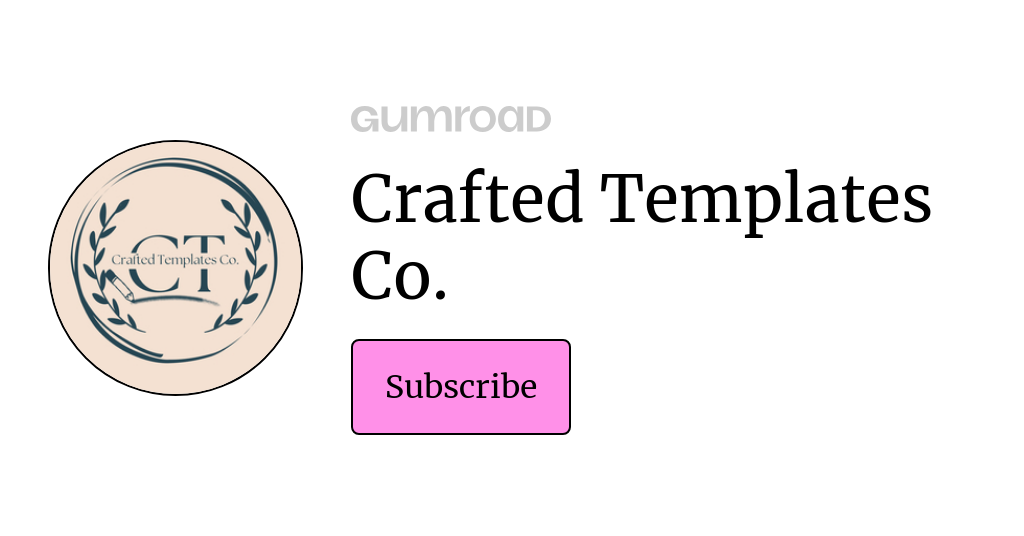 Crafted Templates Co.