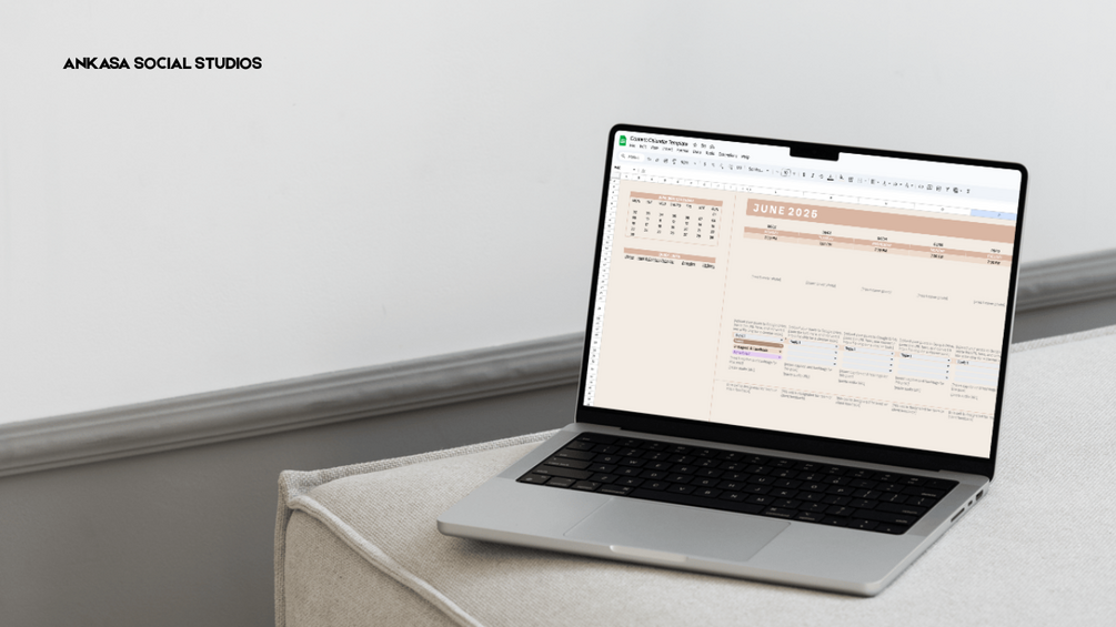 All-in-One Social Media Content Planner | Google Sheets Template