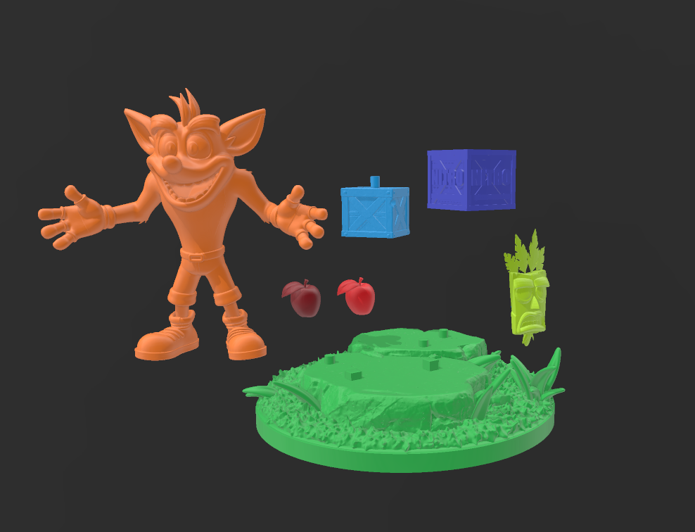 Crash Bandicoot STL 3D Model – High-Quality Fan Art