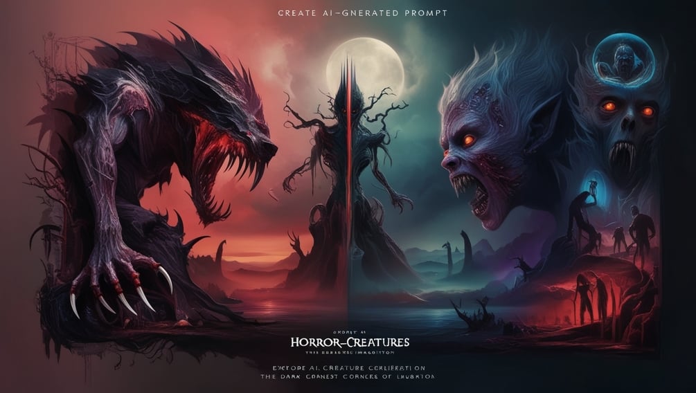 Unleash the Terror: Explore the World of Horror Creatures! 👻🦇👹