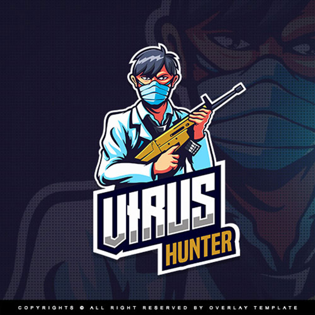 Virus Hunter – Esport Logo