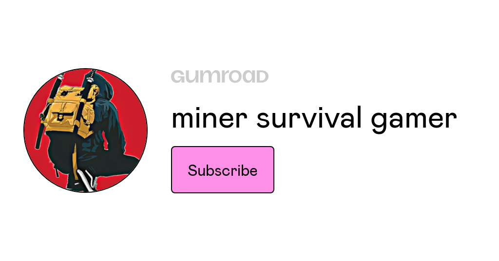 miner survival gamer