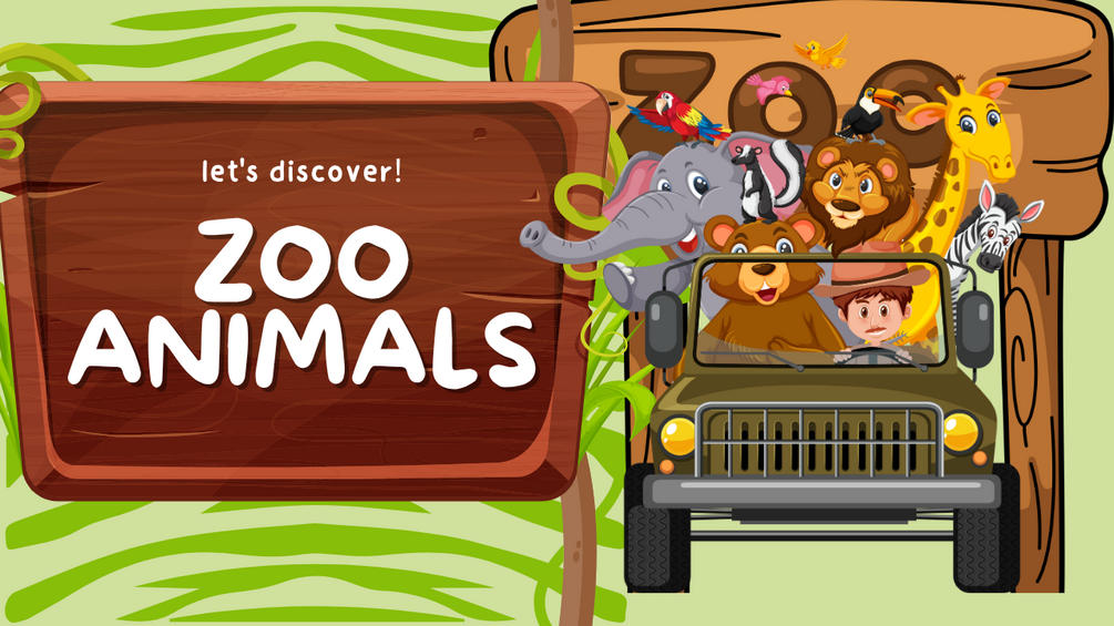COLORING BOOK FUN AT THE ZOO!