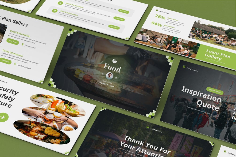 Food - Free Festival Powerpoint Template