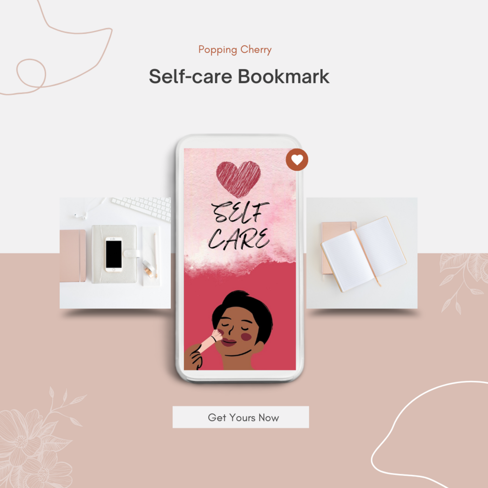 Self-care Bookmark