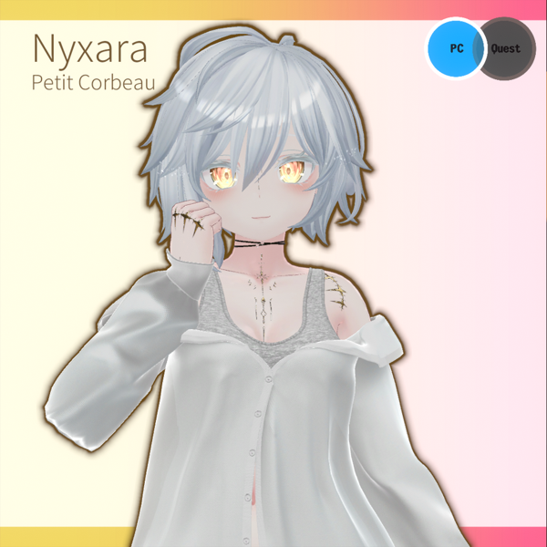 Vrchat Avatar PC only : Nyxara