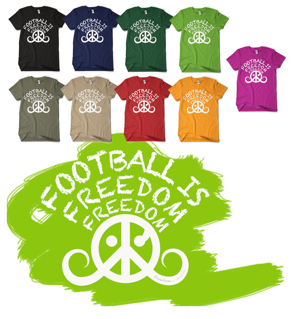 Graphic: Football is Freedom 100w