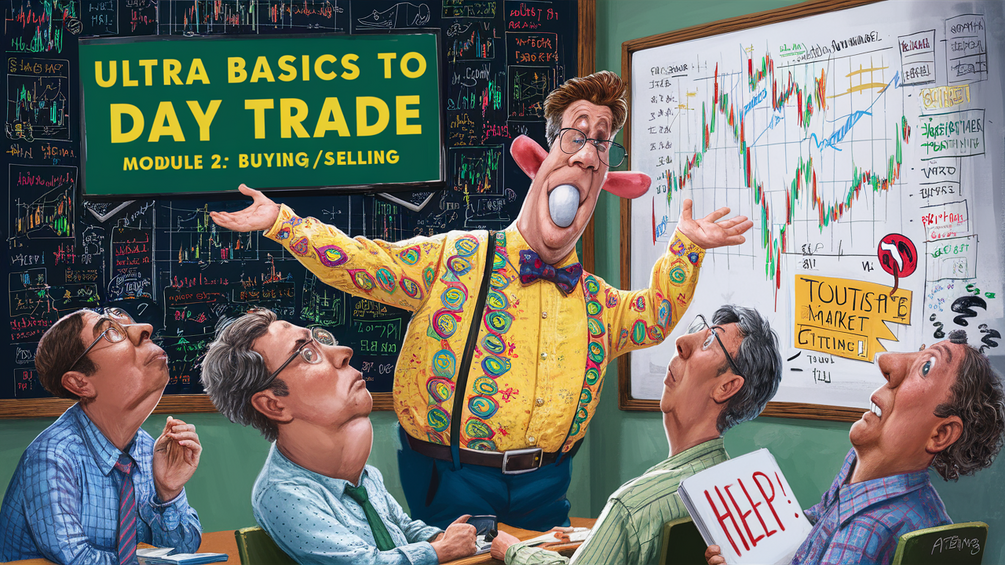 Ultra Basics to Day Trade, Module 2: Buying/Selling