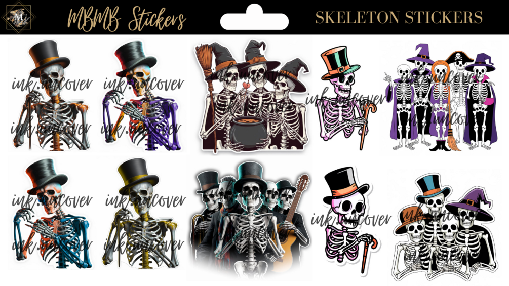 Skeleton Stickers