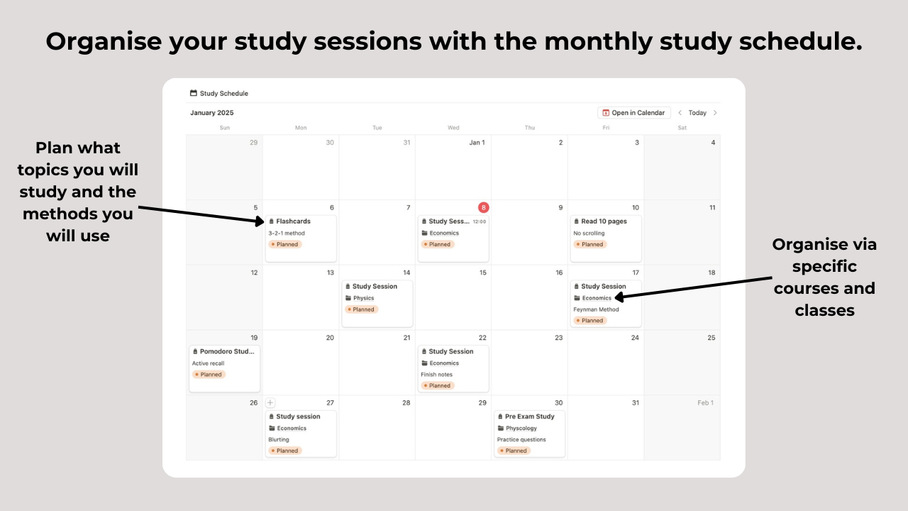 The Student Learning Phases Notion Template