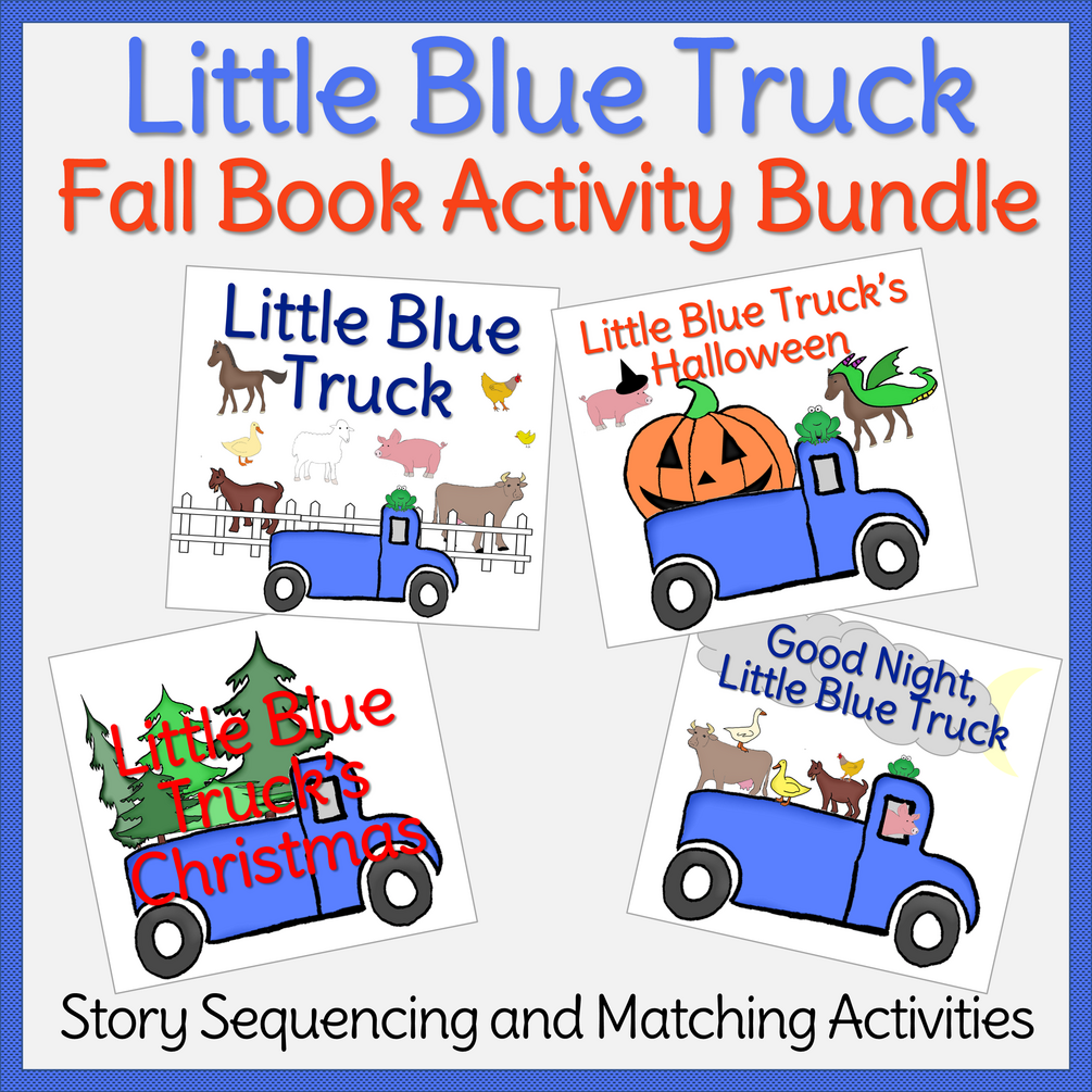Little Blue Truck Fall Books Activities Bundle