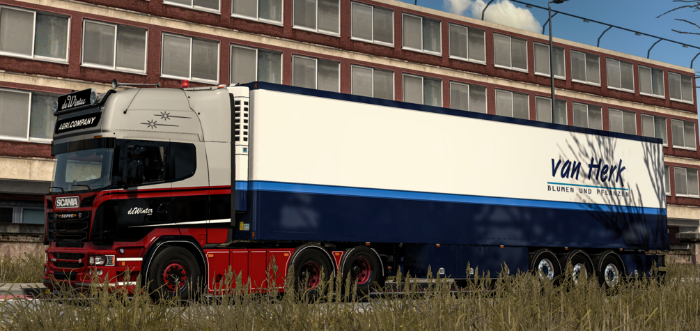 Scania JUseeTV "deWinter" Skin-Pack