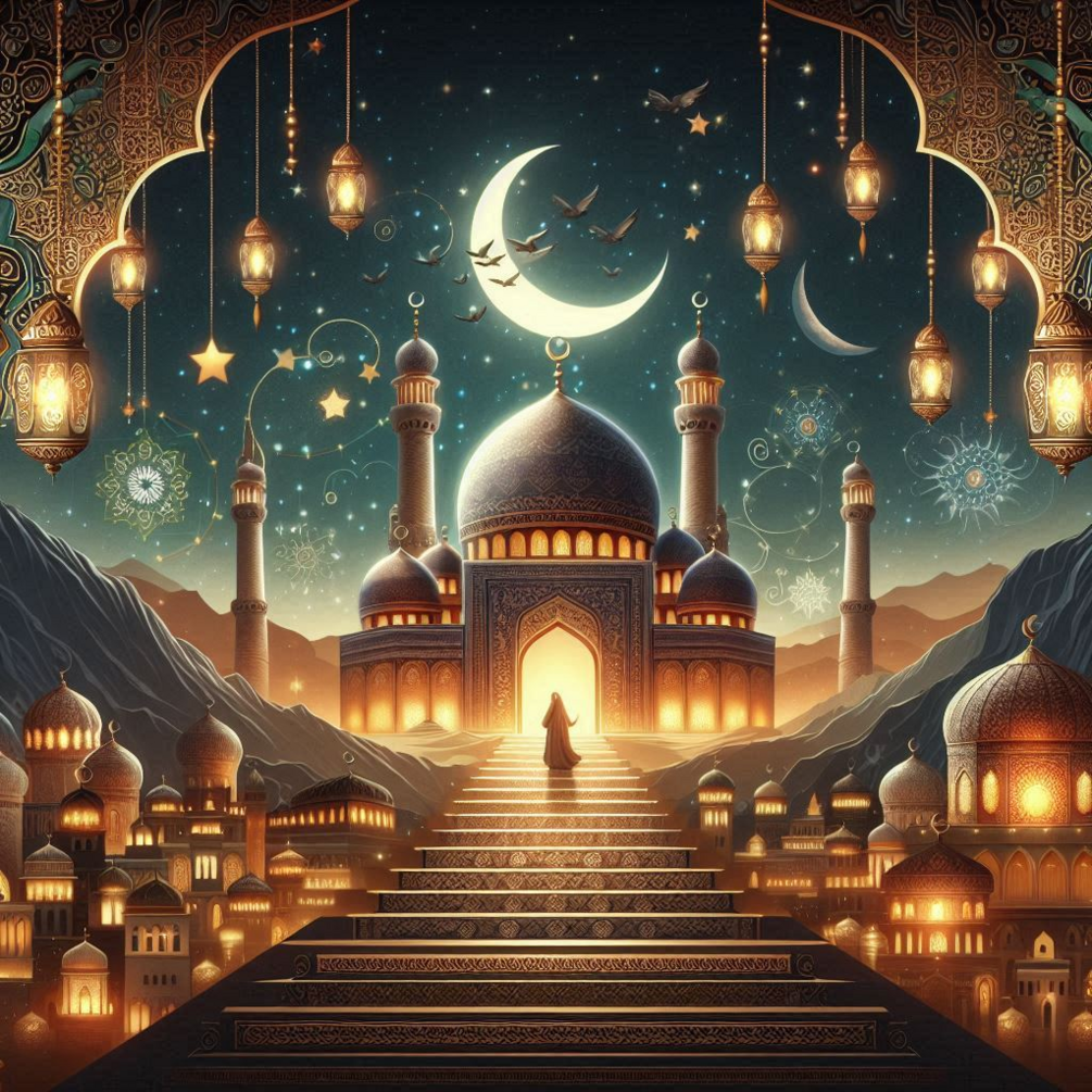 Majestic Palace of the Crescent Moon