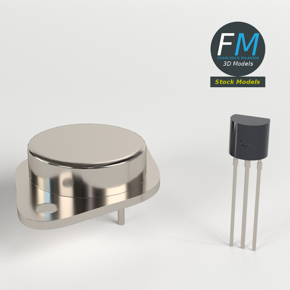 3D MODEL - Transistors