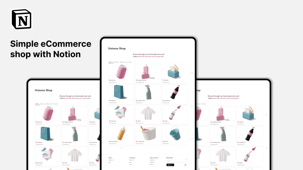 Notion Unisons Store