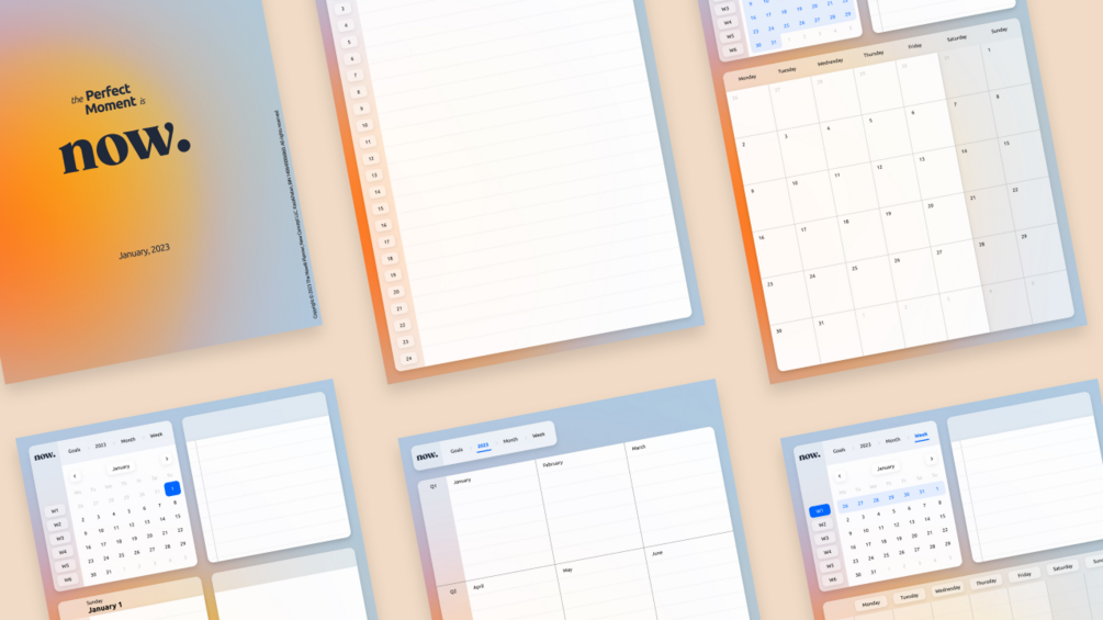 Digital Monthly Planner - June 2023