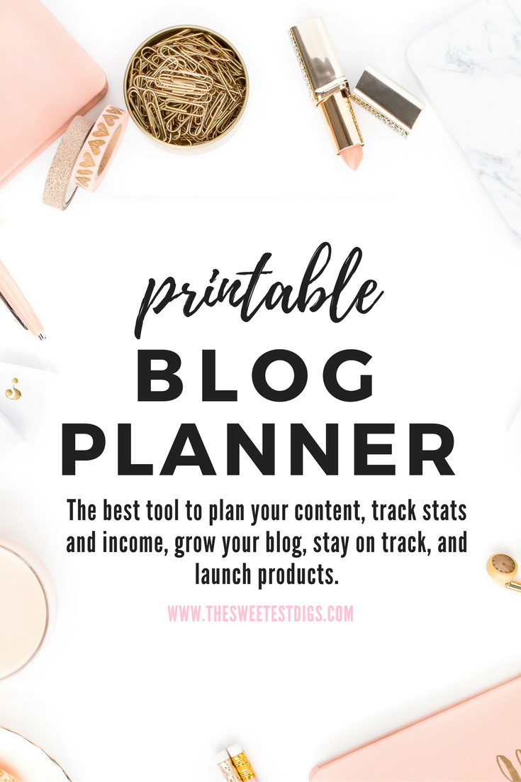 Printable Blog Planner