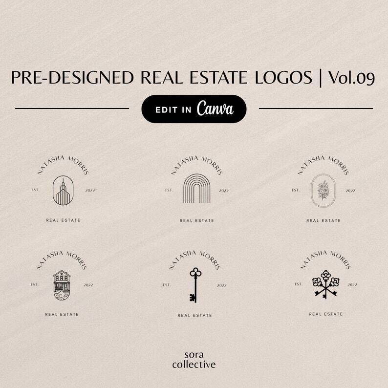Marketing Business Logo Design, Real Estate Logos, Pre-made Real Estate ...