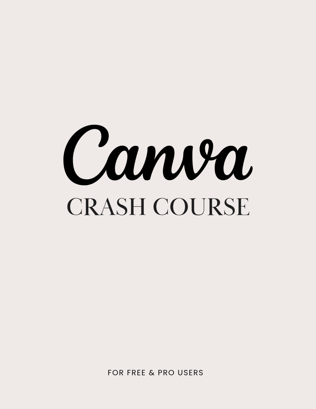 Full Canva Course for Beginners