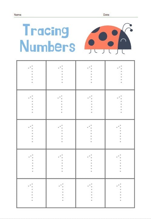 🔢 Fun & Colorful Number TRACING Workbook ️🎨