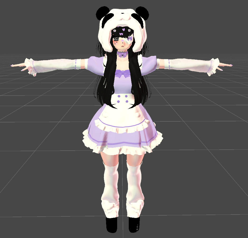 [Public] // Violet the Goth Maid [PC+QUEST] [GoGo/Index] - VRChat