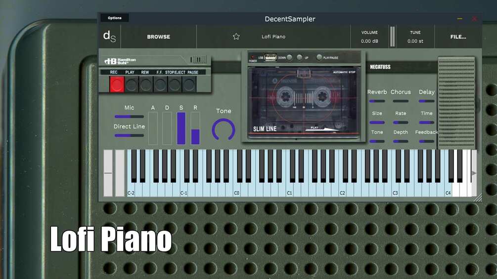 Lofi Piano (Decent Sampler VST)