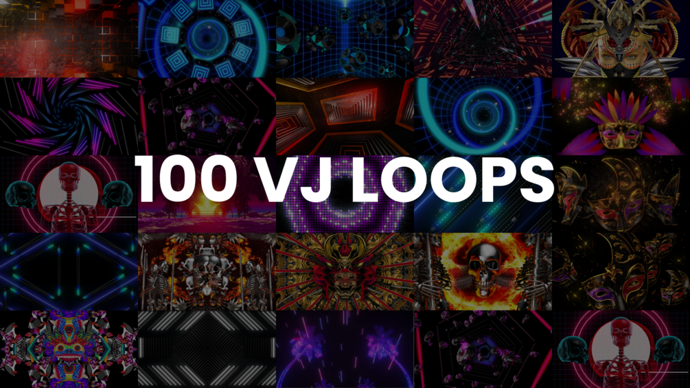 VJ Loop Pack - 100 Visuals