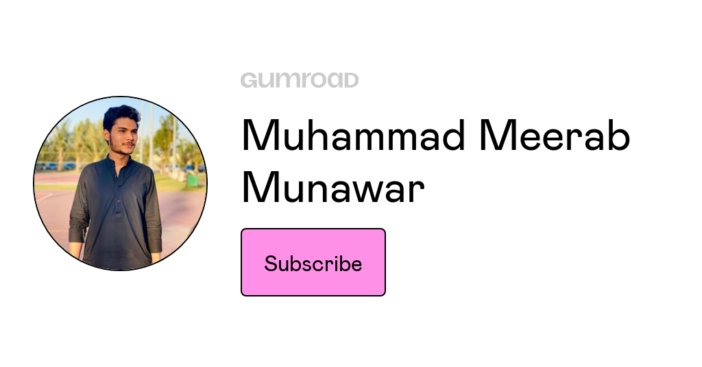 Muhammad Meerab Munawar