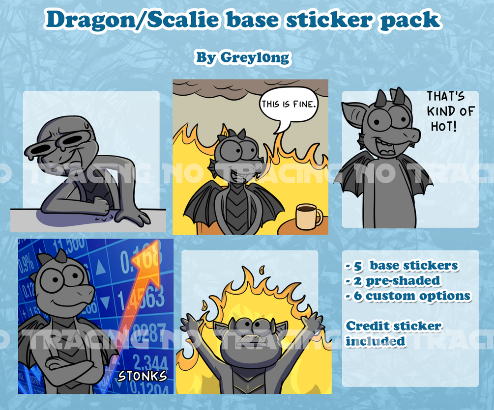 Dragon Stickerpack Base