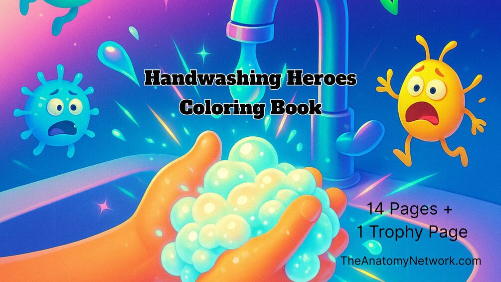 Handwashing Heroes: A TAN Printable Coloring Kit