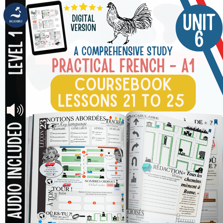 Beginner French Workbook Transportations Describe a city There is There are