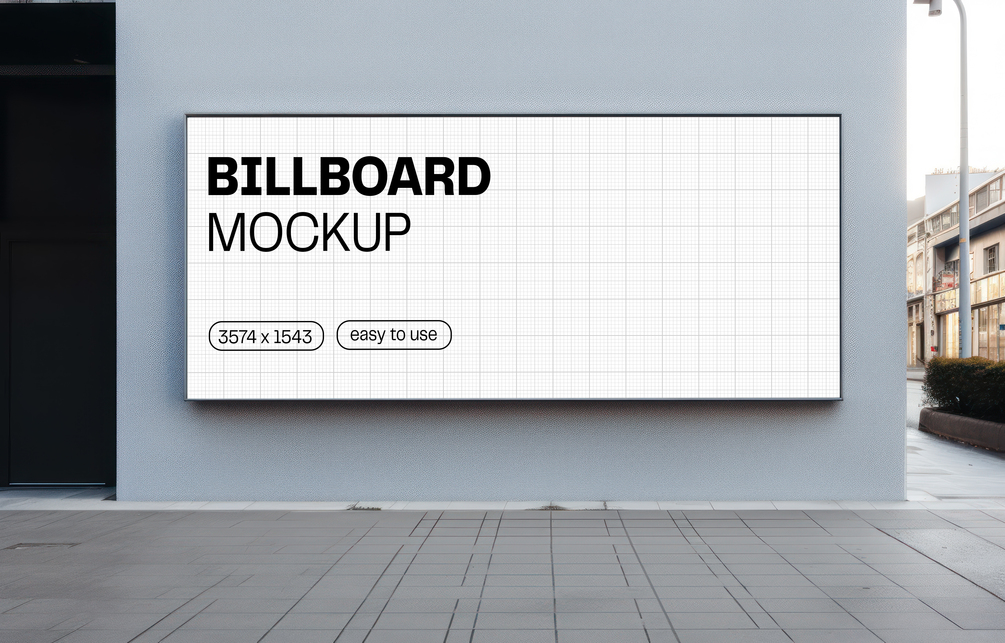 Urban Commercial Billboard Mockup / #667