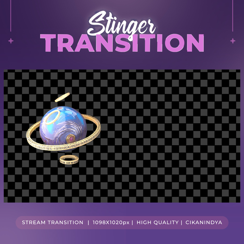 Stinger Transition | Arcane Orb Animation with Mystic Rings for Stream ...