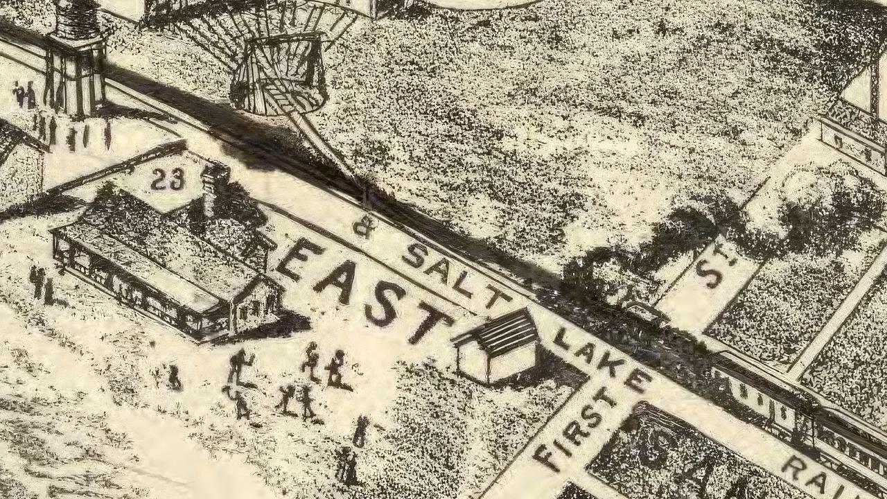 Bird's-eye view of San Pedro, Cal. by Unknown