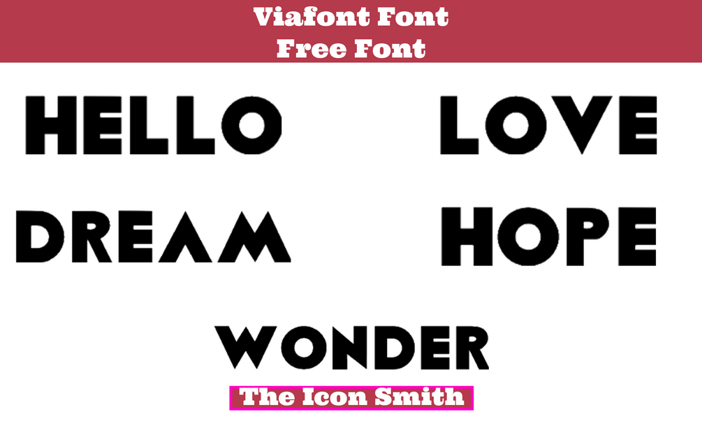 Free Viafont Font F17859