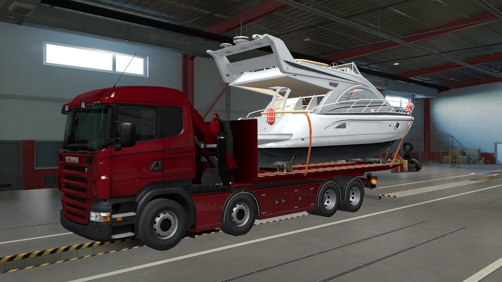 ETS2 Mod Hooklift Crane Chassi