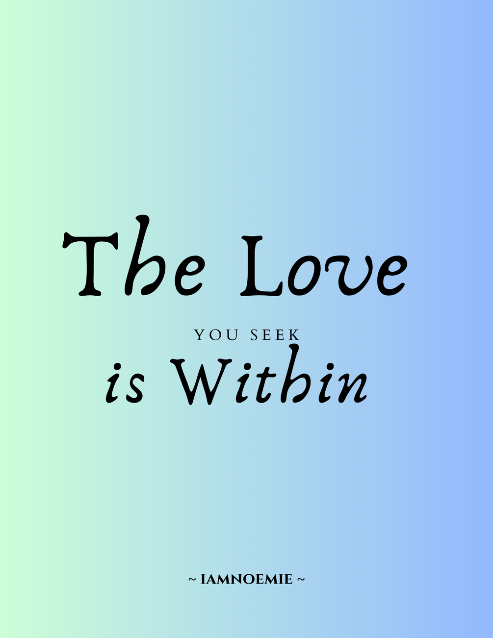 The Love You Seek Is Within You Diary