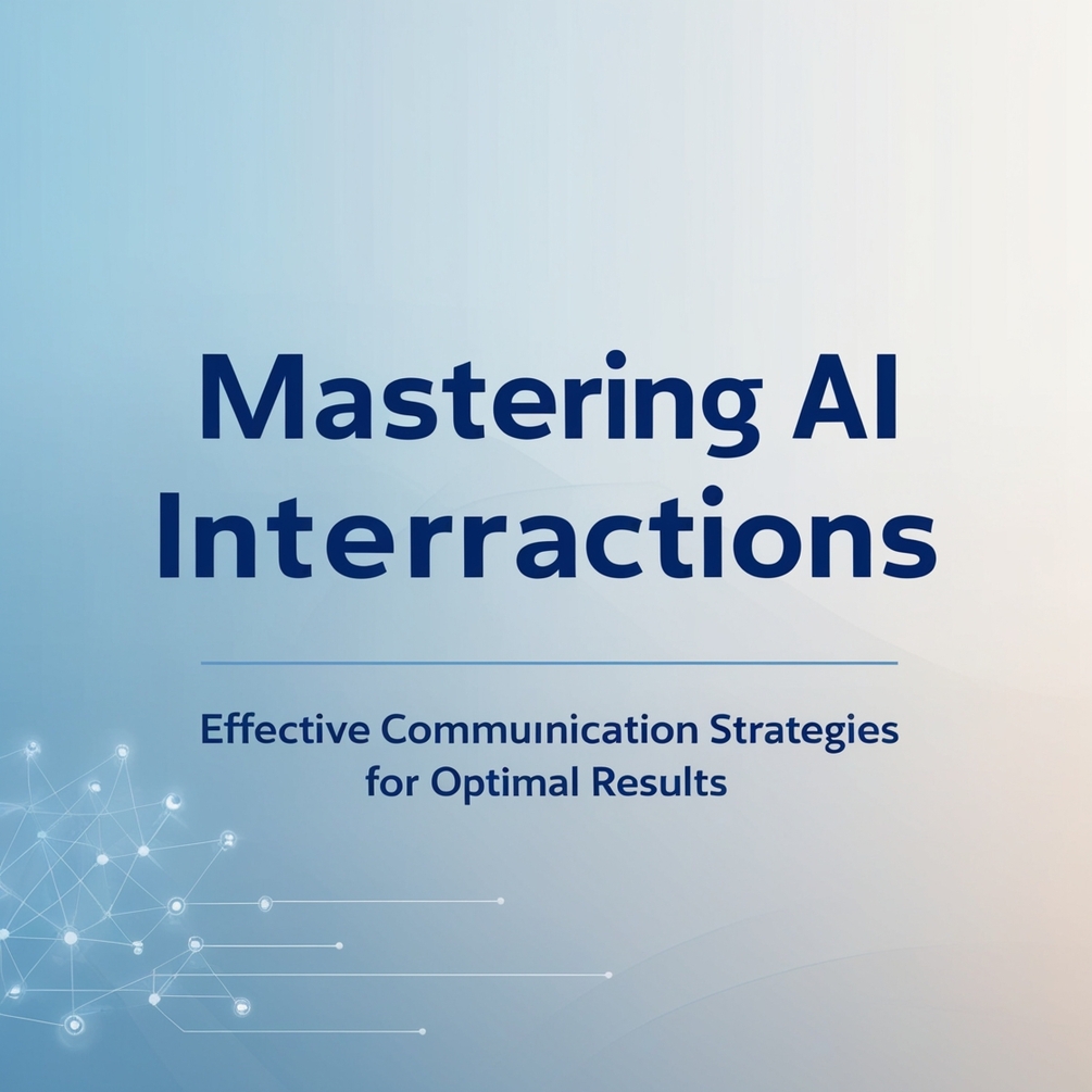 Mastering AI Interactions Guide: How to Communicate with AI for Optimal Results