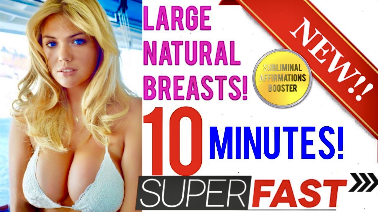 Grow Large Natural Breasts Fast! Booster!