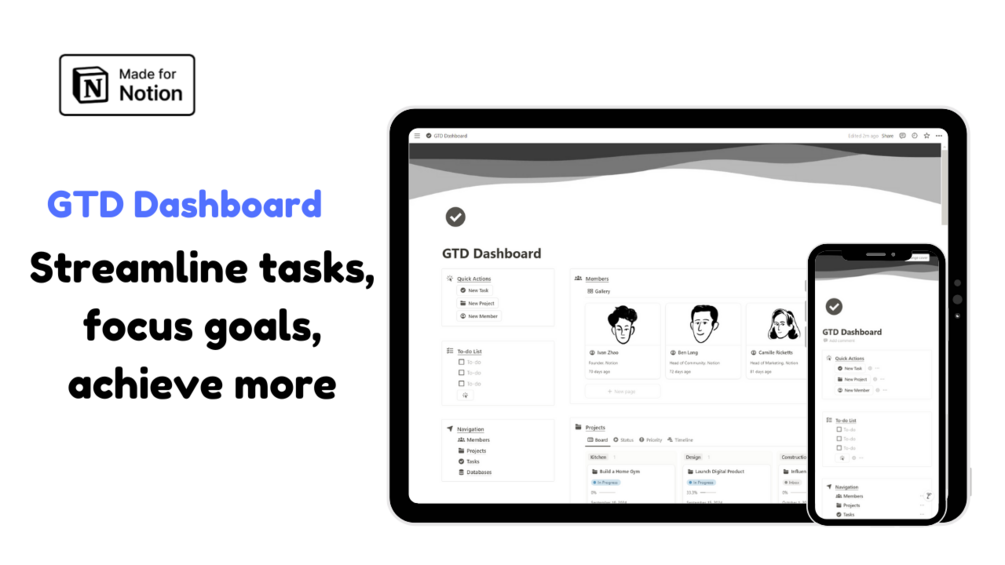GTD Dashboard