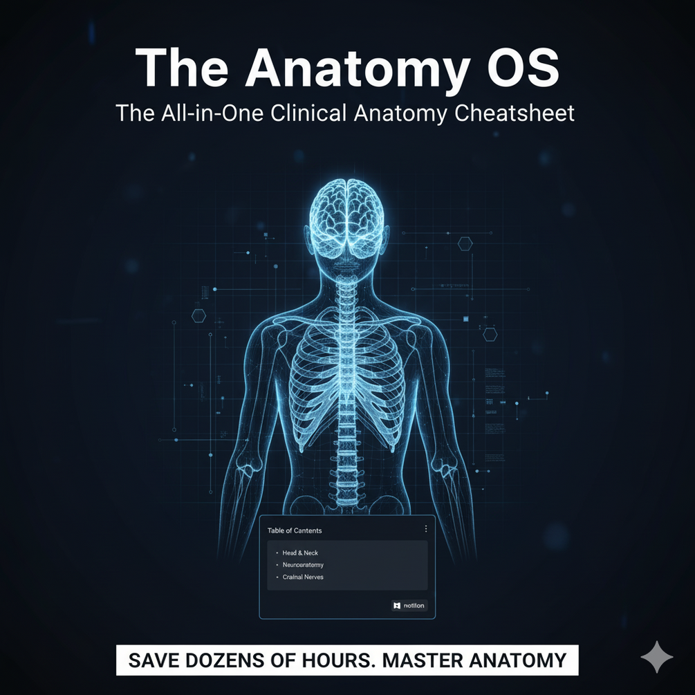 Your Complete, High-Yield Cheatsheet Book to Help You Ace Your Anatomy ...