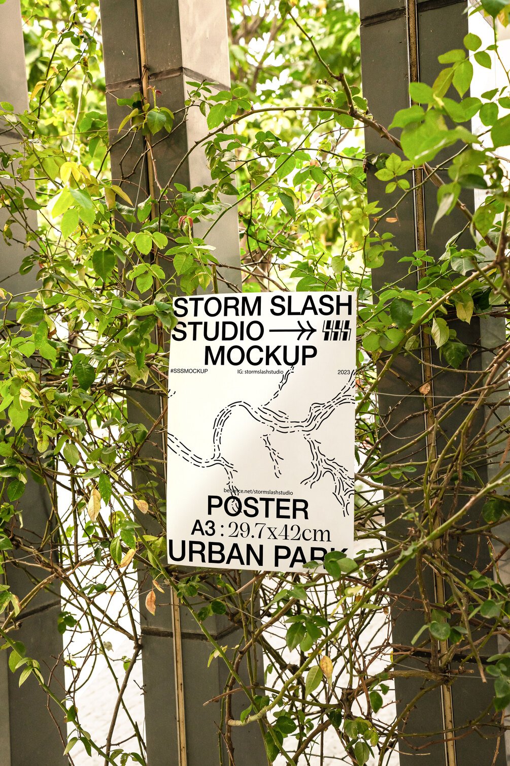 Urban Poster Mockup by StormSlash Studio