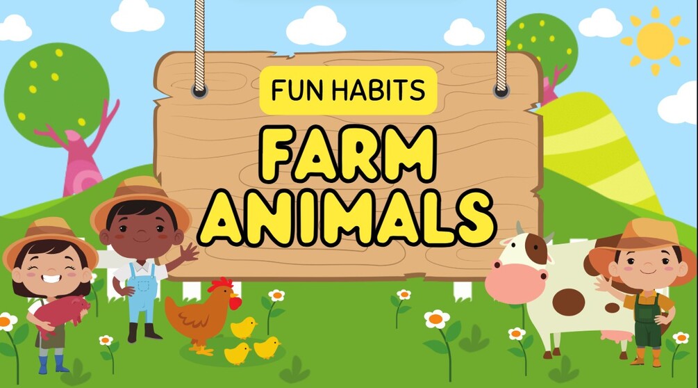 Fun Habits of Farm Animals for Kids | 10 Playful Facts 🐄