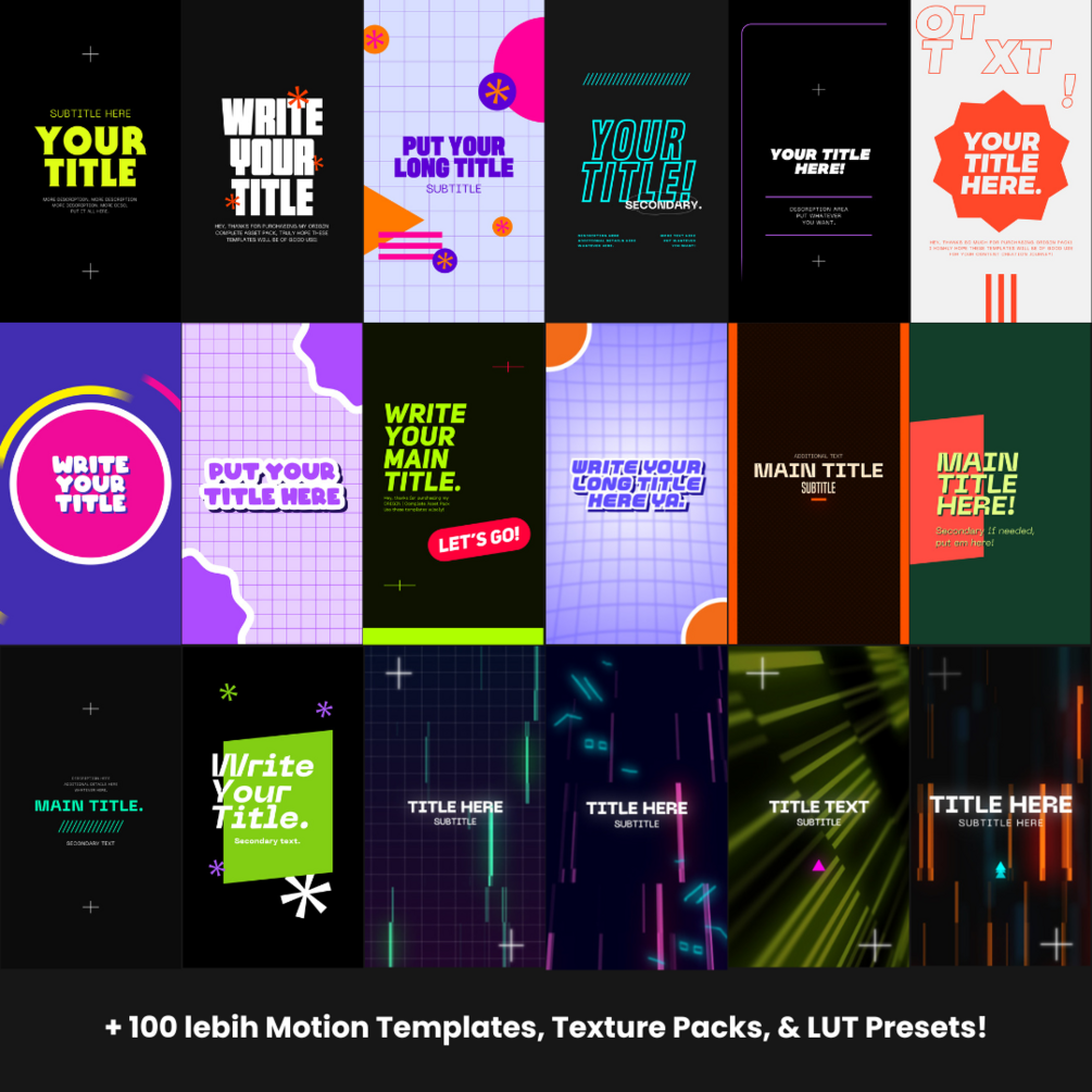 ORIGIN | Complete Asset Pack